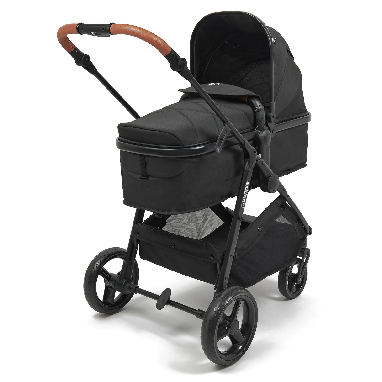 Puggle Monaco XT 2-in-1 Pushchair With Adjustable Handle Travel System ...