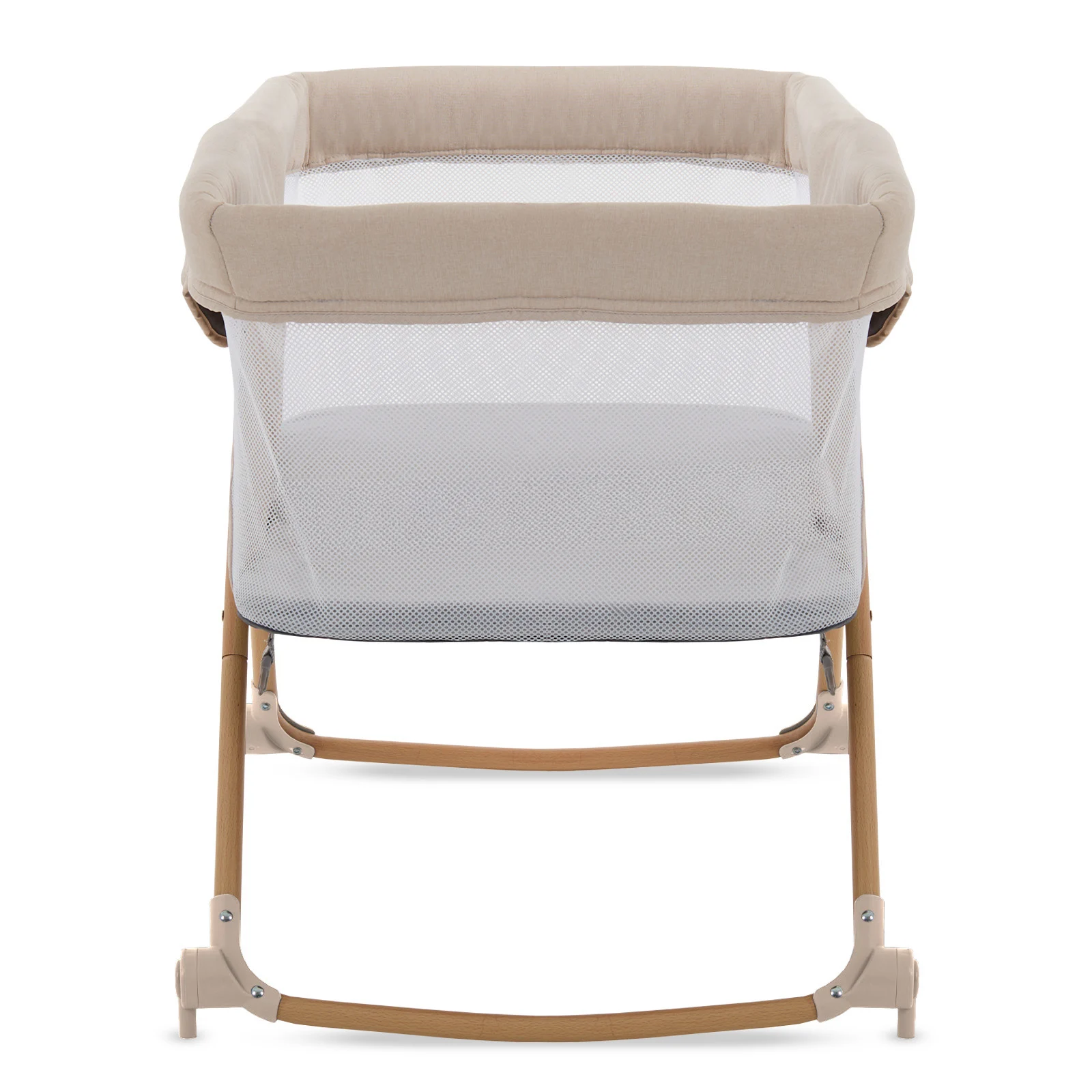Puggle Sleepy XL Folding Bedside Rocking Crib with Carry Bag - Cashmere ...