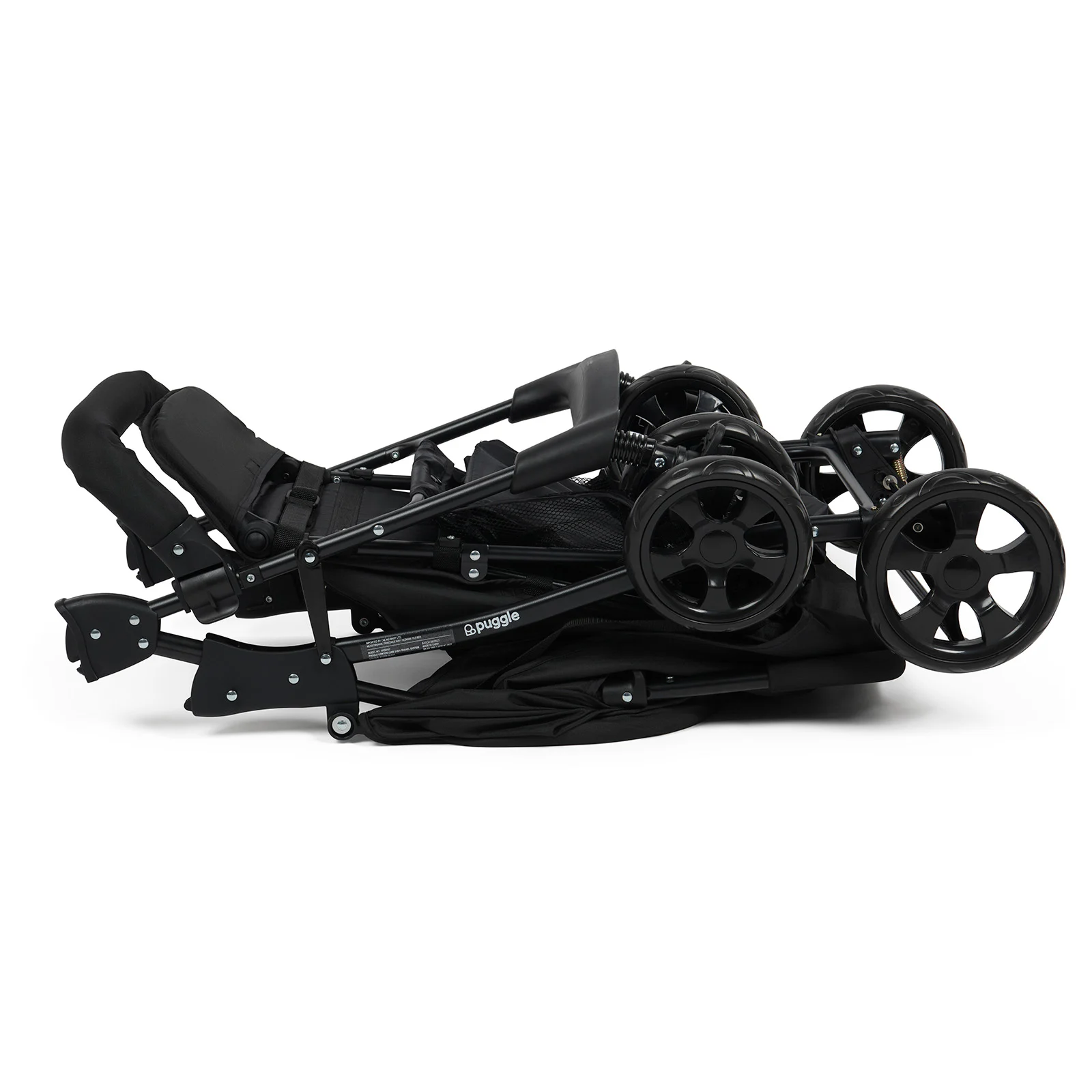 Puggle Lowton Luxe 2-in-1 Travel System with Rain Cover - Storm Black ...