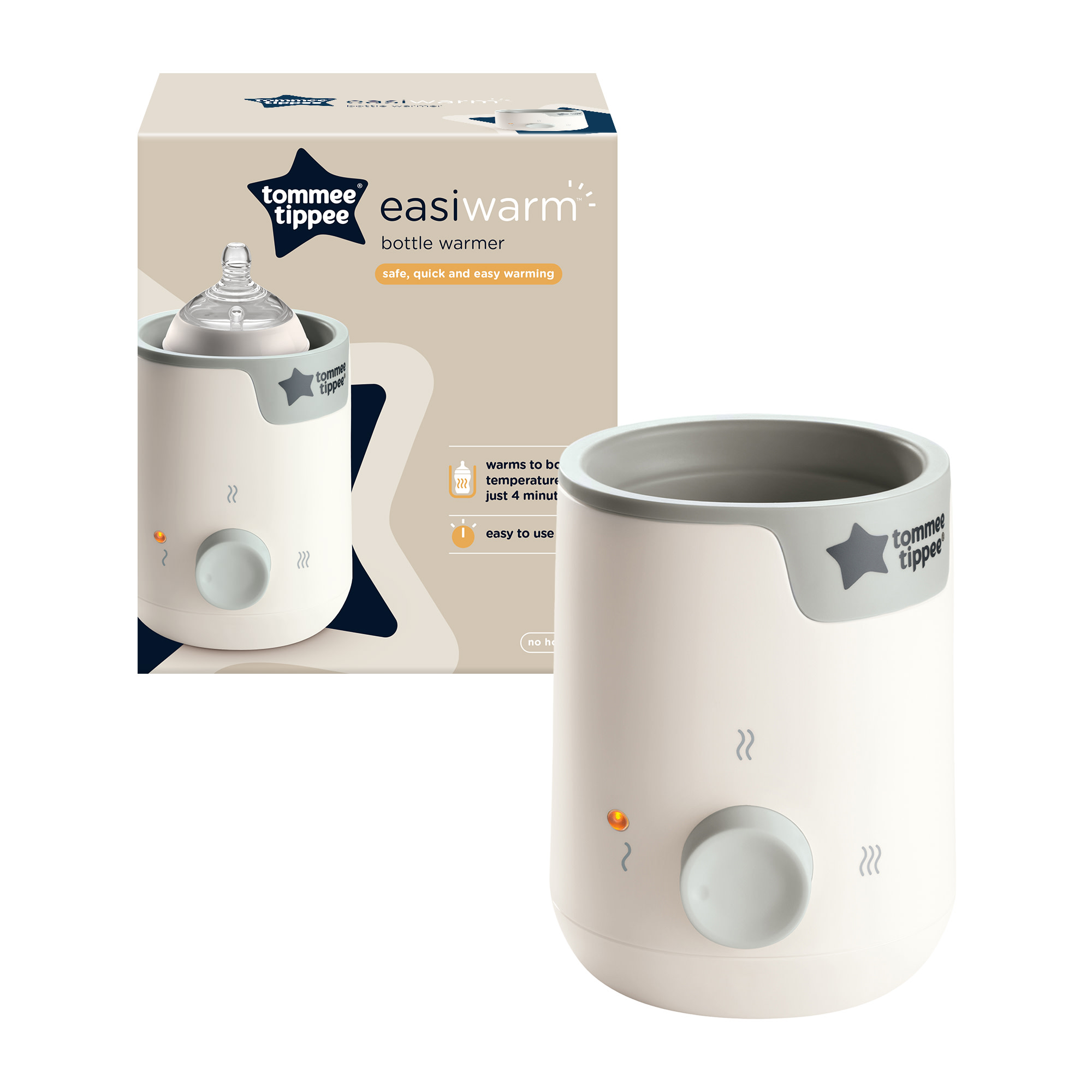 Tommee Tippee Easiwarm Electric Baby Bottle Warmer - White | The ...