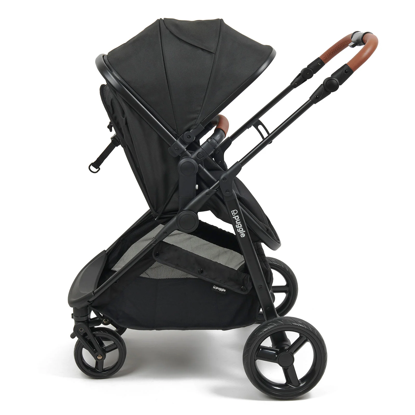 Puggle Monaco XT 2-in-1 Pushchair with Rain Cover - Storm Black | The ...