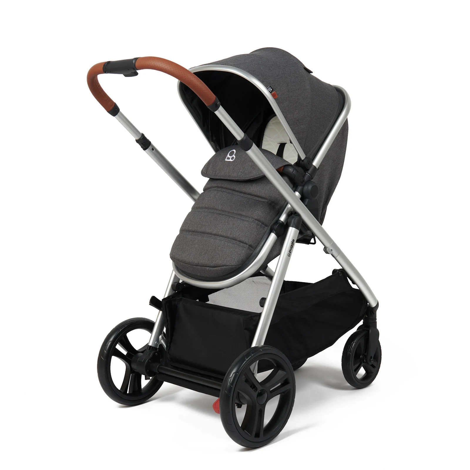 Puggle Memphis 2-in-1 Duo Double Twin Travel System with 2 Safe Fit i ...