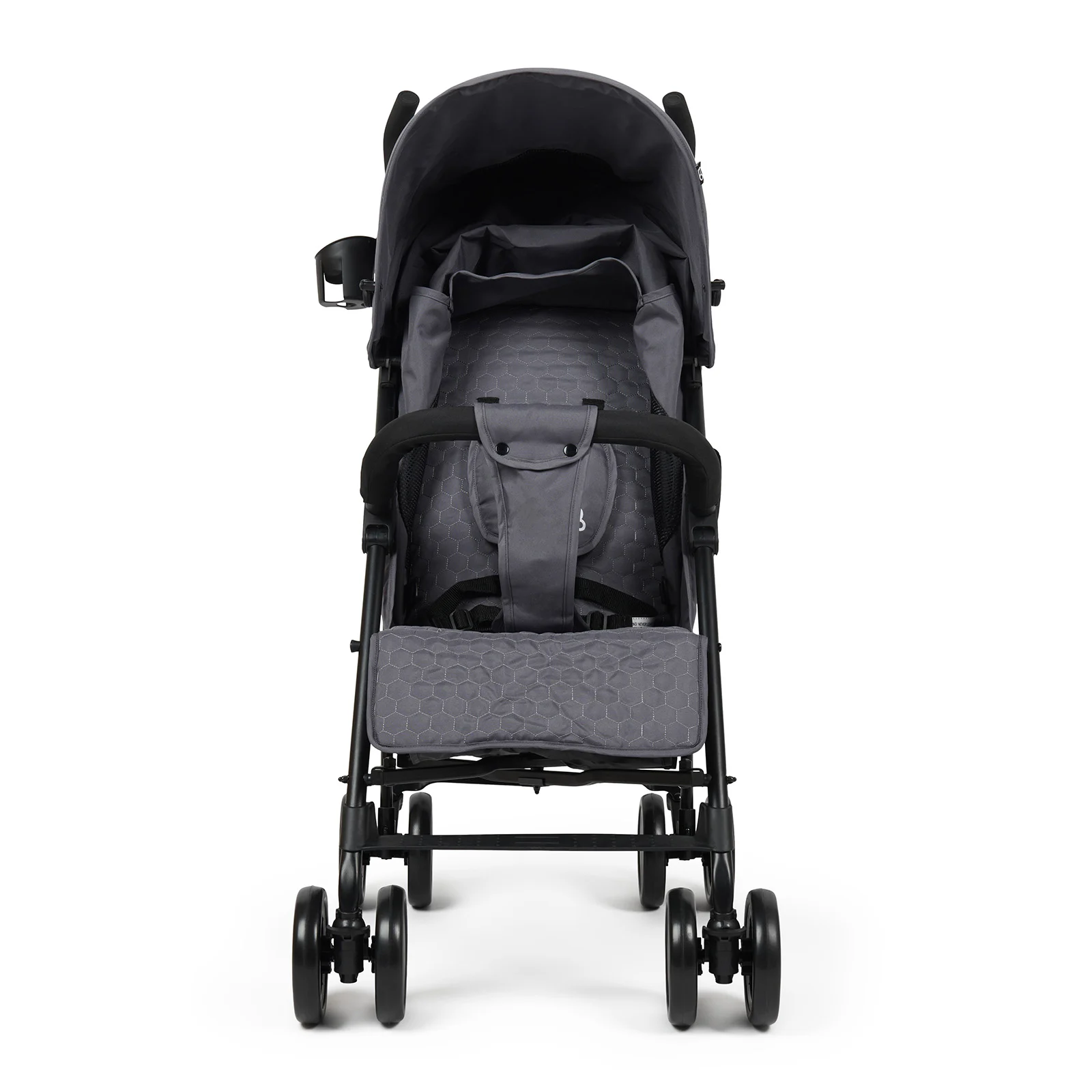 Puggle Litemax Pushchair with Rain Cover & Cup Holder - Slate Grey ...