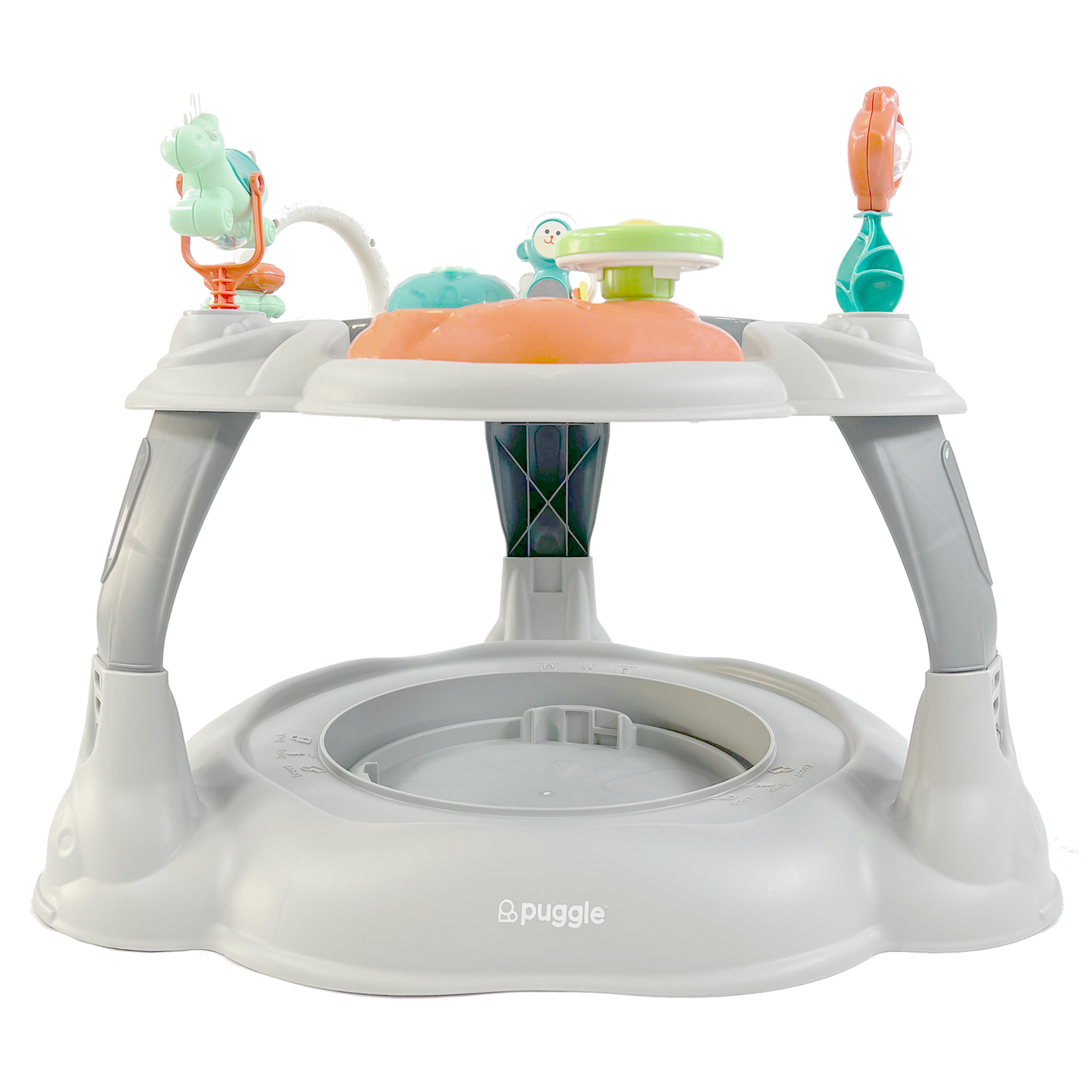 Puggle 3-in-1 360° Bounce, Twist & Play Baby Entertainer - Scattered ...