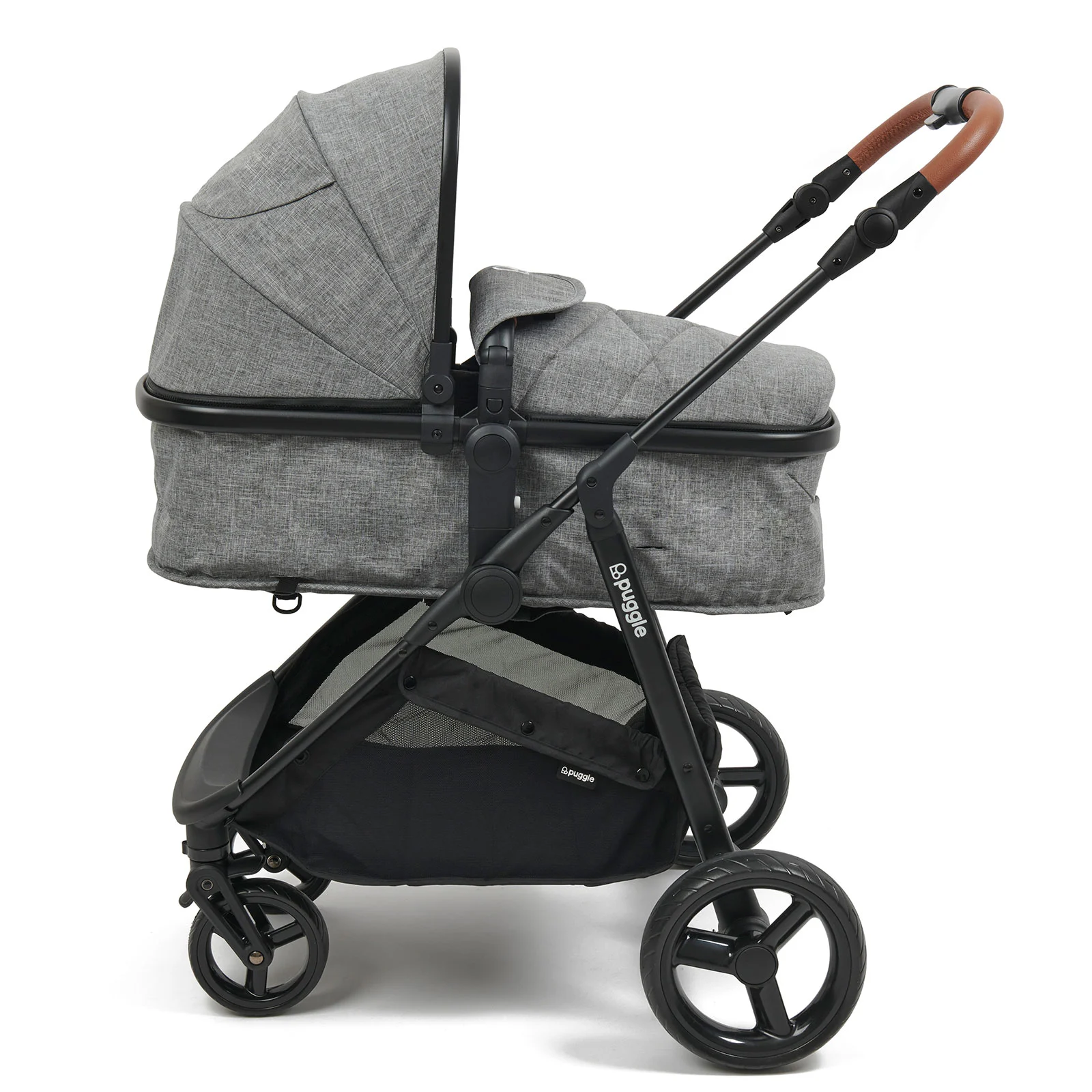 Puggle Monaco XT 2-in-1 Pushchair With Adjustable Handle Travel System ...