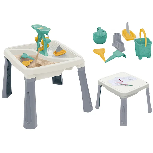 Dolu 2-in-1 Water & Sand Activity Table - Grey (2 - 6 Years) | The ...