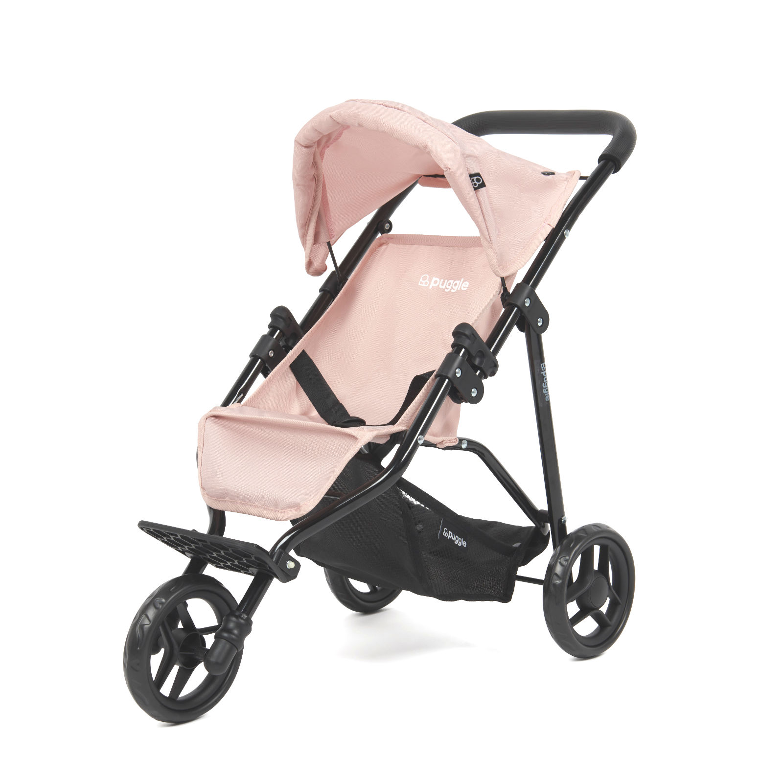 Puggle Mini Sprint Sofia Dolls 3-Wheel Jogger Pushchair - Blush Pink (3 ...