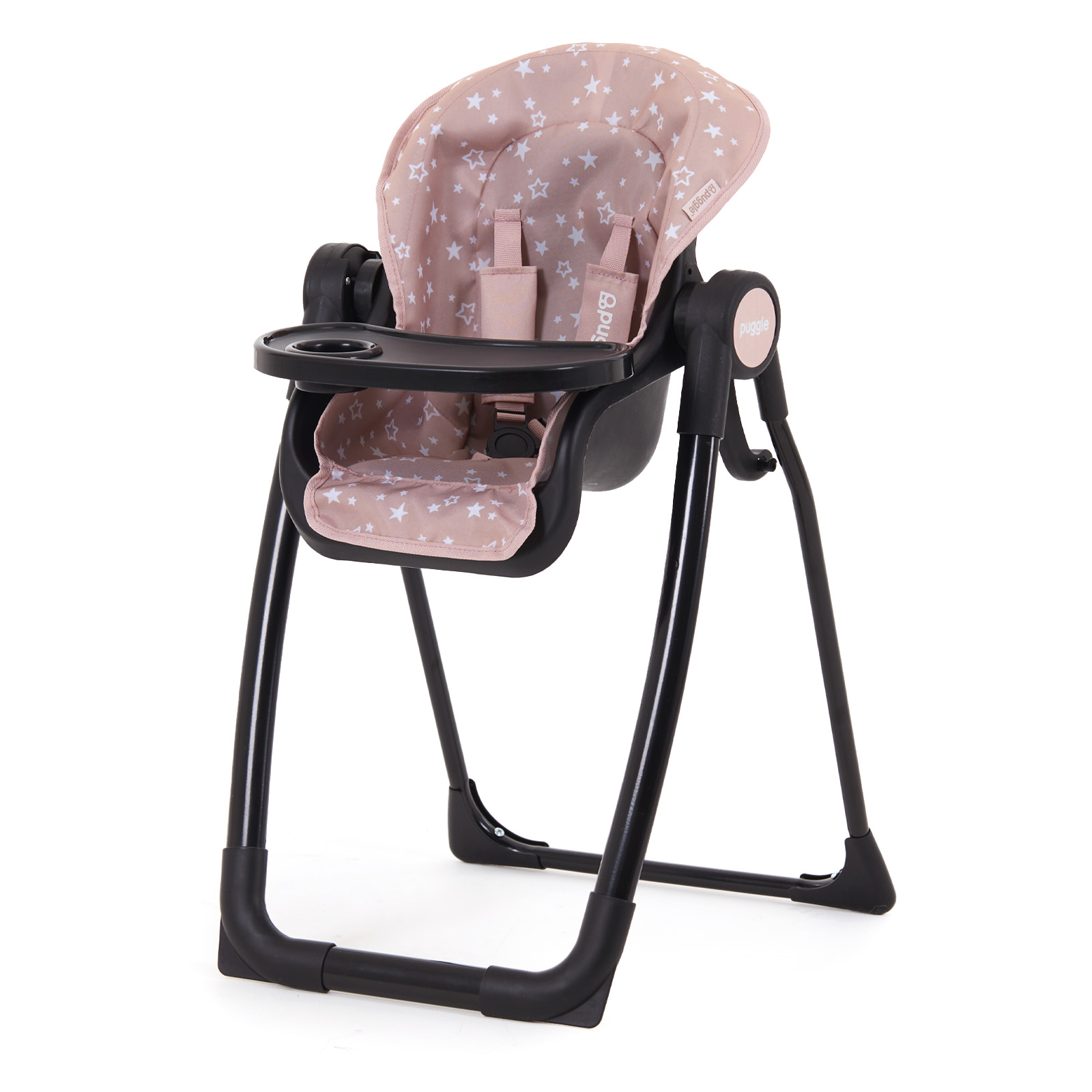 Puggle 3 In 1 Feed N Play Dolls Highchair Car Seat Swing Set Scattered Stars Pink The Nursery Store
