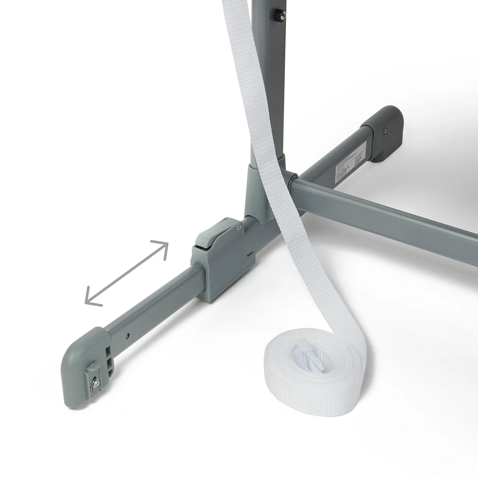 Puggle Sleepy Rocking Bedside Crib with Toy Bar - Graphite Grey | The ...