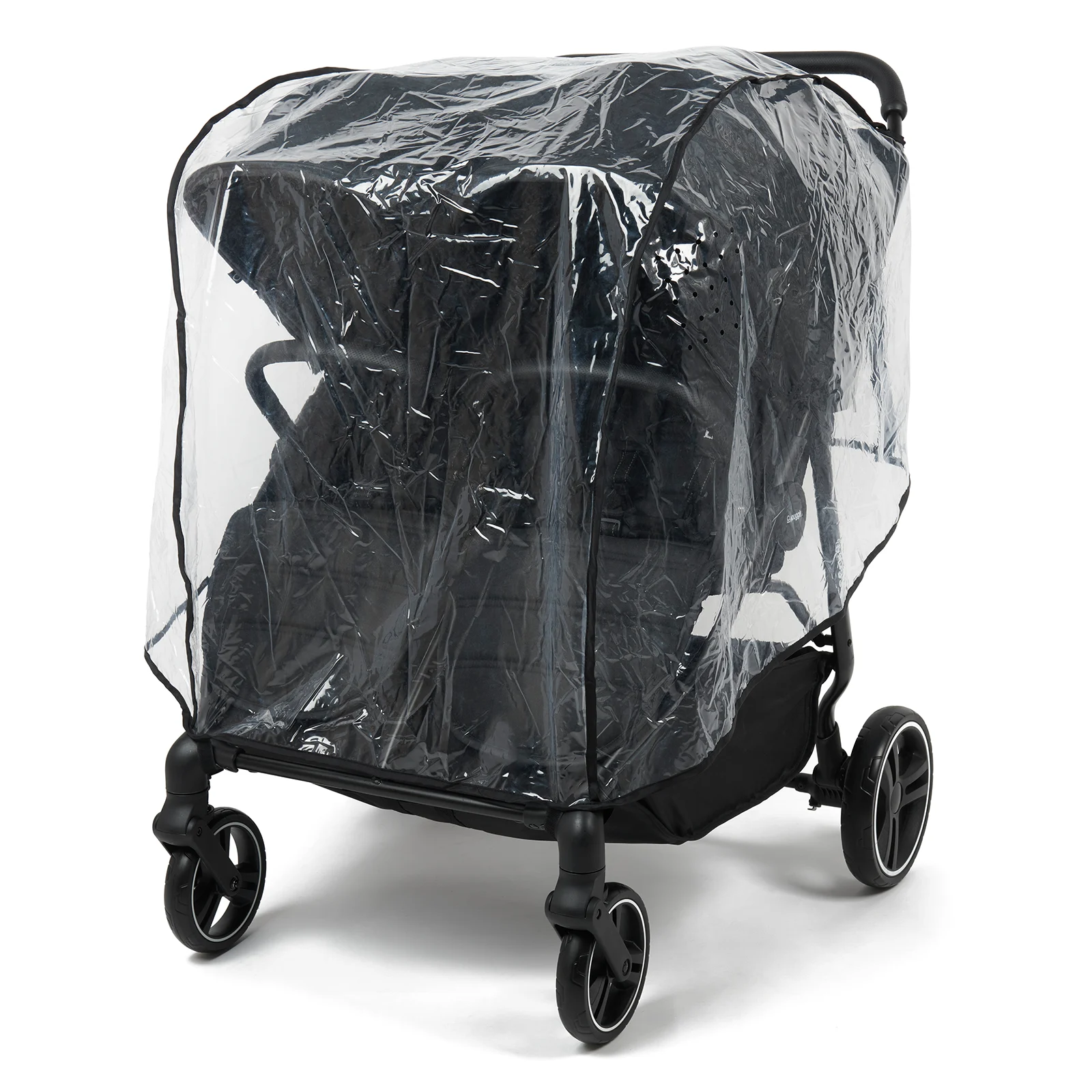 Puggle Urban City Easyfold Twin Double Pushchair With Footmuff ...