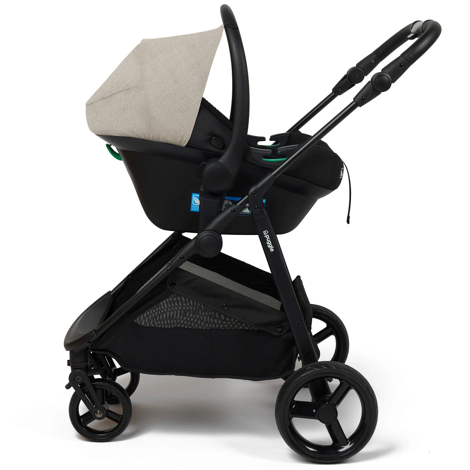 Puggle Monaco XT 2-in-1 i-Size R129 Travel System with i-Size Car Seat ...