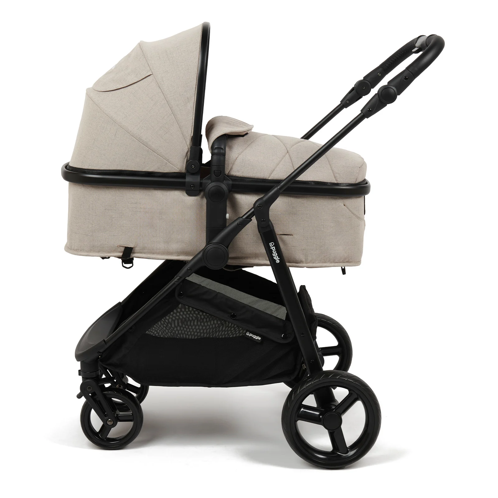 Puggle Monaco XT Travel System Bundle – Cashmere | The Nursery Store