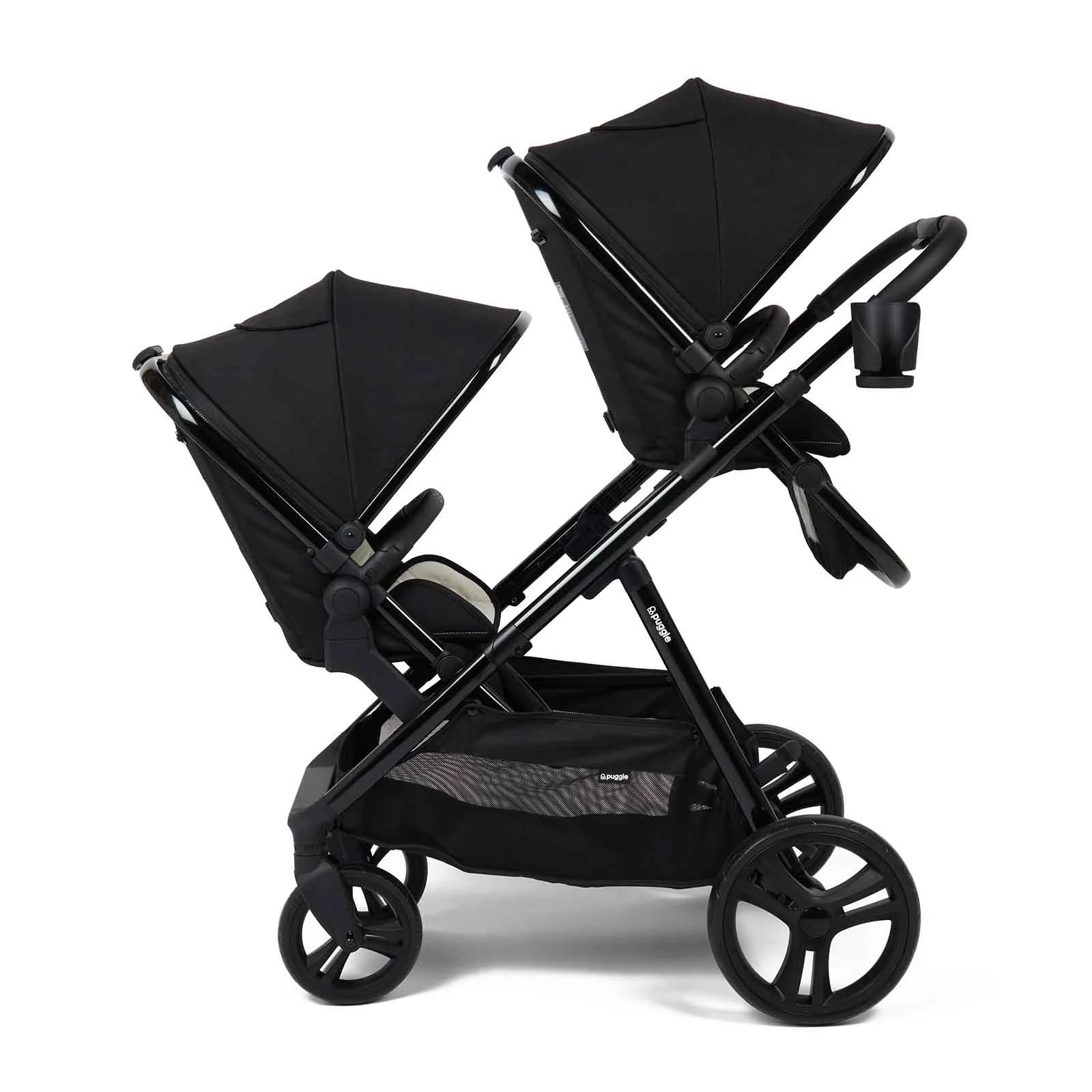 Puggle Memphis 3-in-1 Duo Double Travel System with Safe Fit i-Size ...