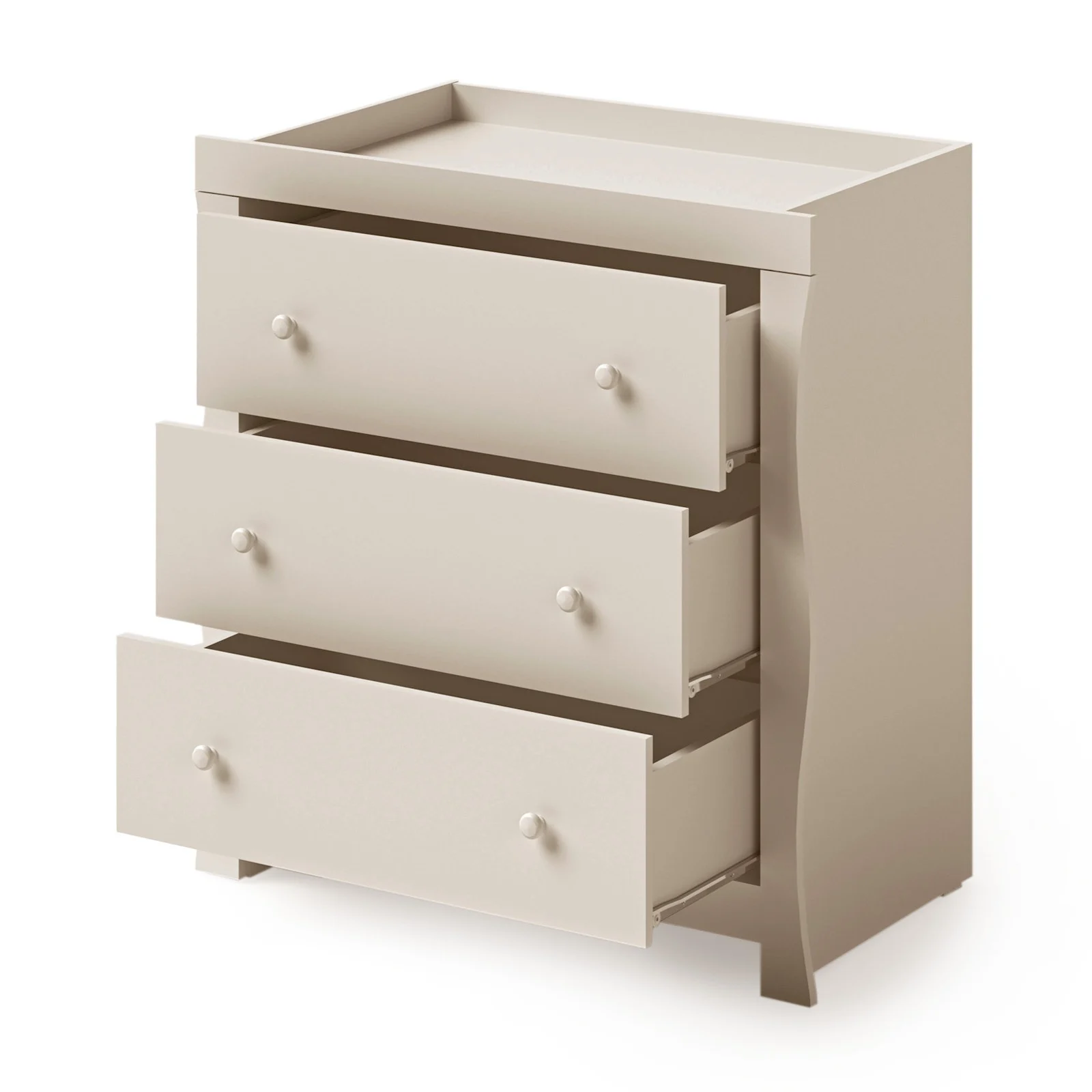 Puggle Alderley Cot Bed with Dresser Changer, Wardrobe & Deluxe Eco ...