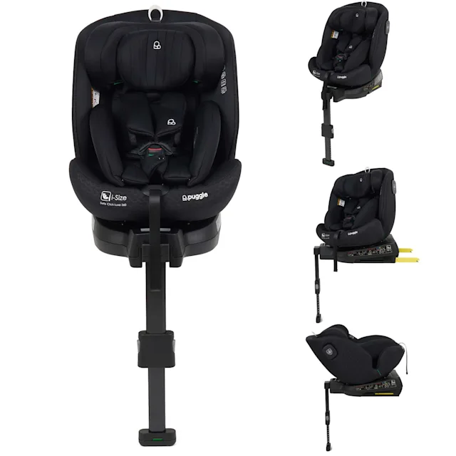 Joie I-Pivot Grow 360 i-Size R129 40-135cm Spin Car Seat - Shale (Birth ...