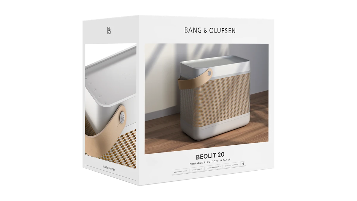 Bang & Olufsen: Bang & Olufsen BEOLIT20 Powerful Bluetooth speaker ...