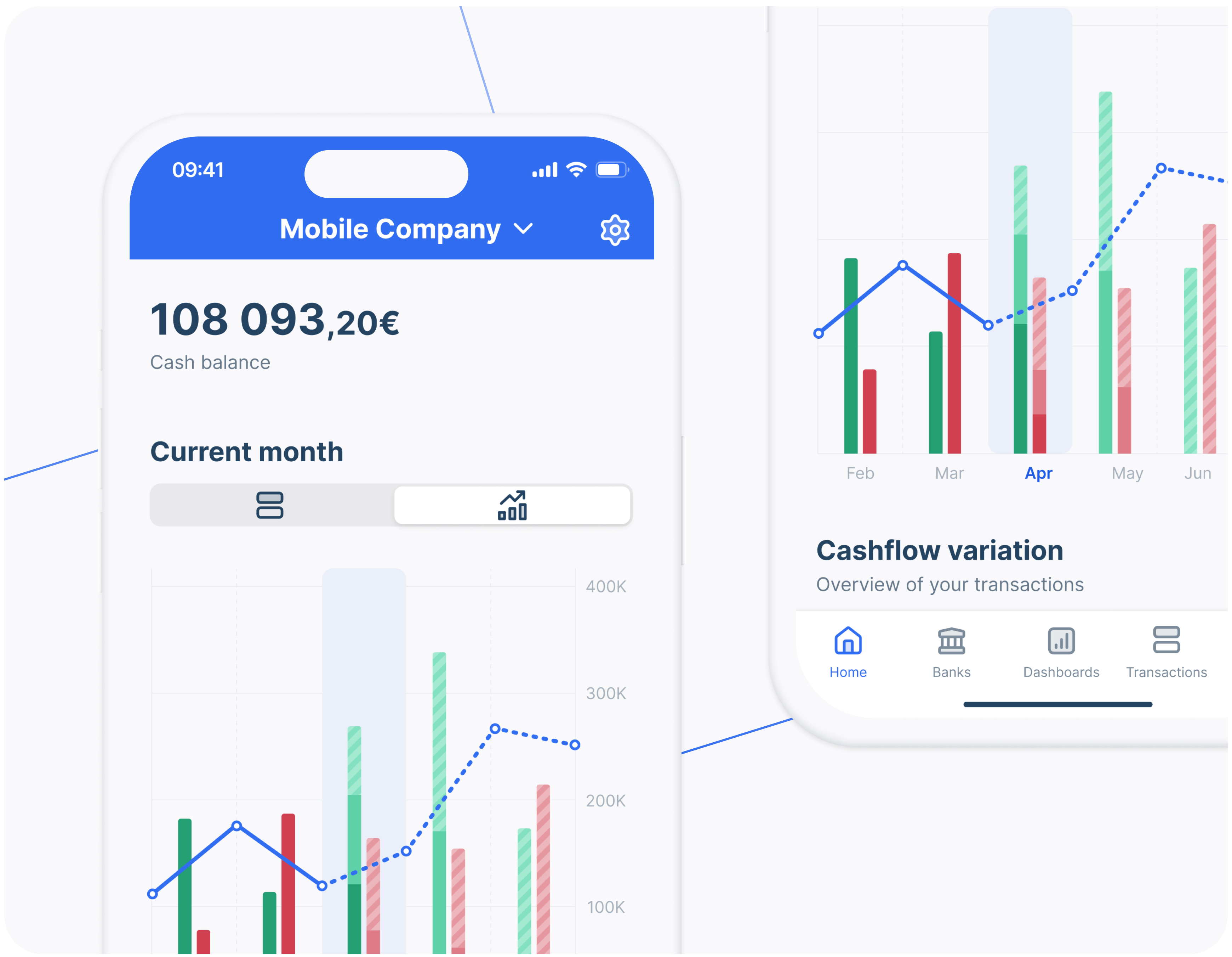 Discover Agicap's cashflow mobile app | Agicap