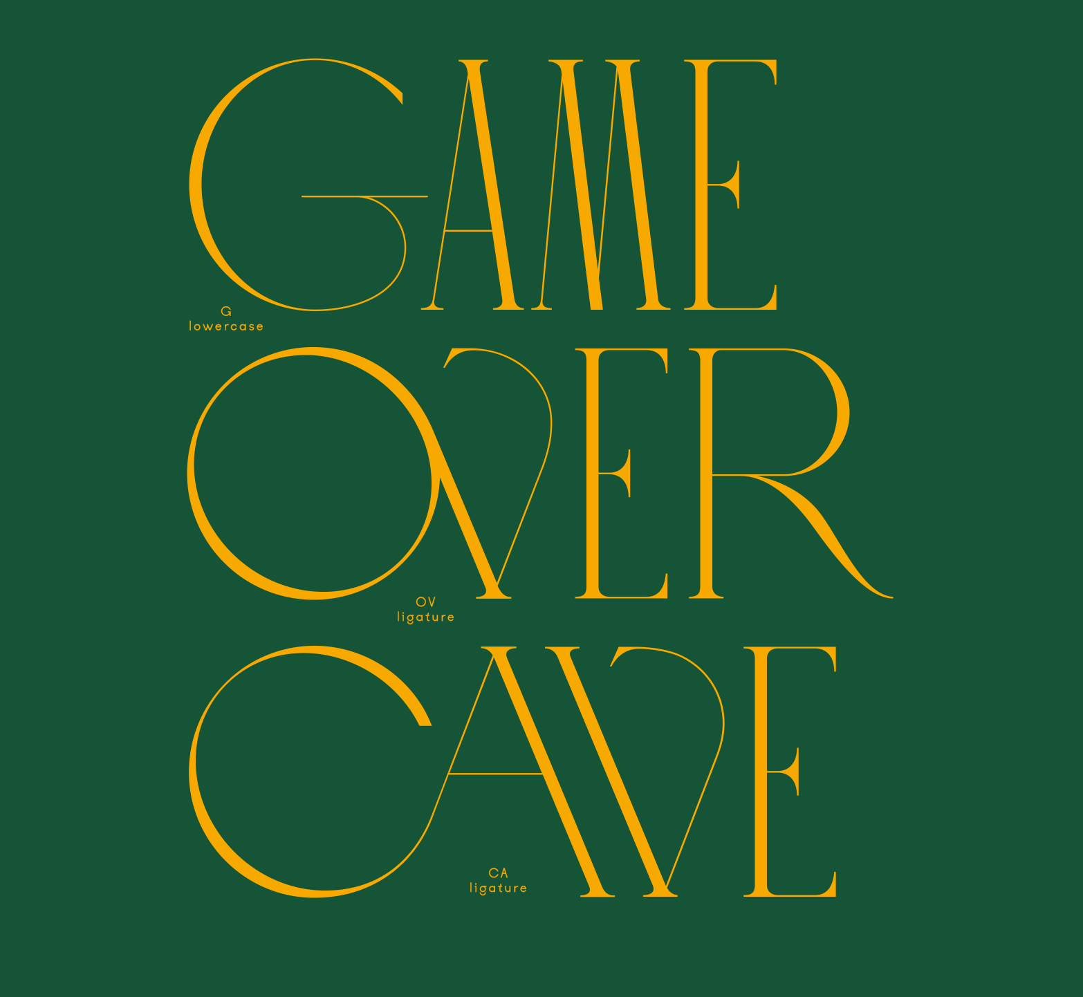 Love typeface - Violaine et Jérémy