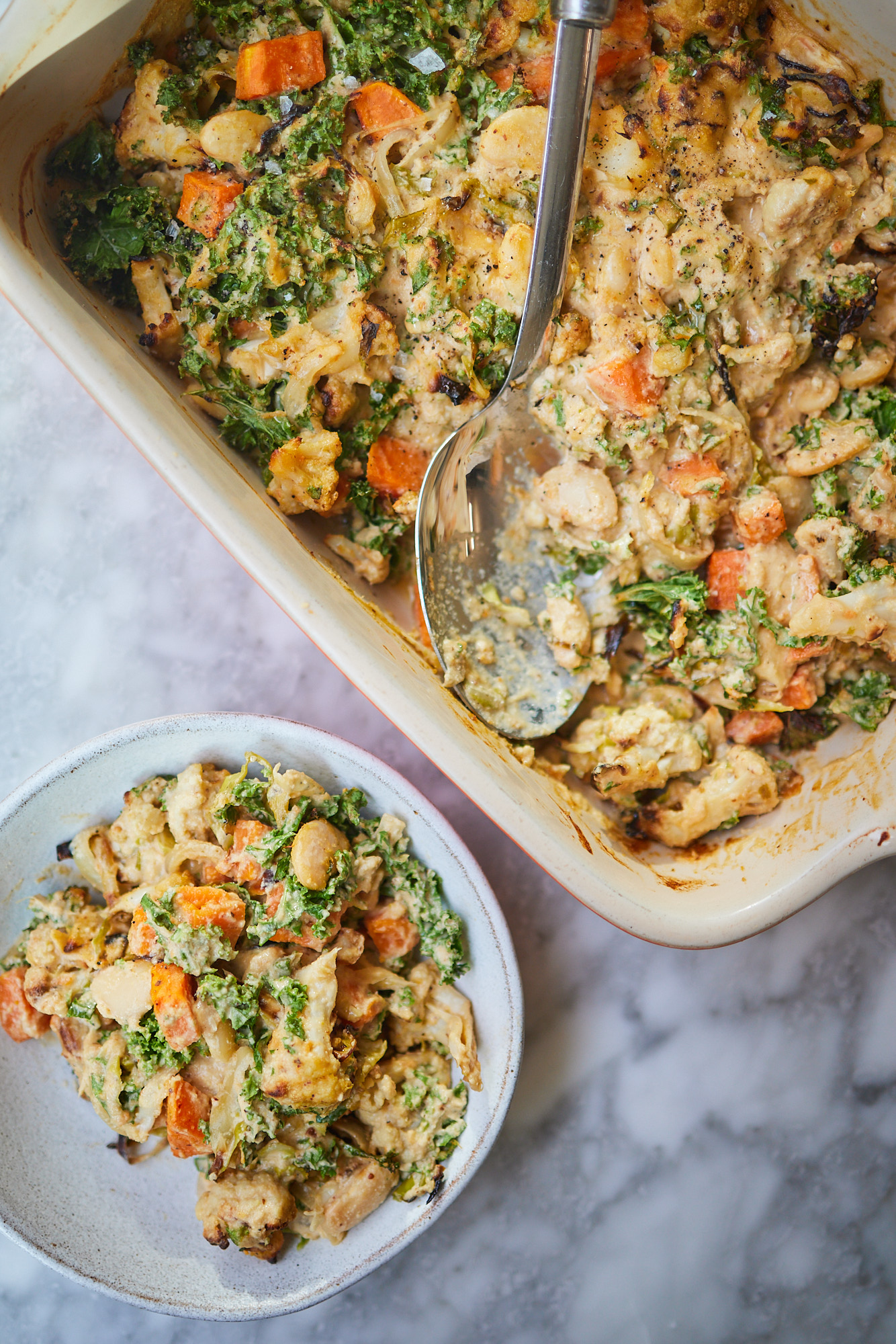 One-Pan Cauliflower Cheese Bake | Deliciously Ella (US)