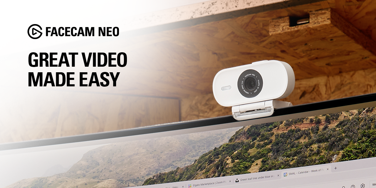 Meet Facecam Neo. Great video made easy. | Elgato Marketplace