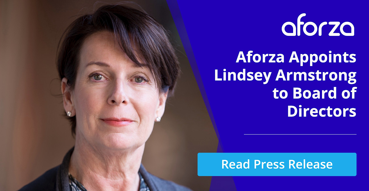 Consumer Goods Cloud and Mobile Solution Aforza Appoints Lindsey ...