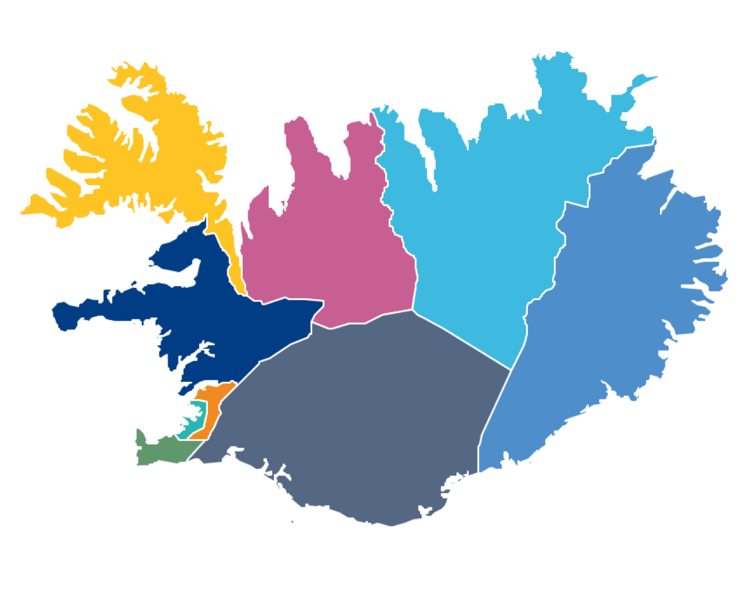 Publications lists by region | Ísland.is