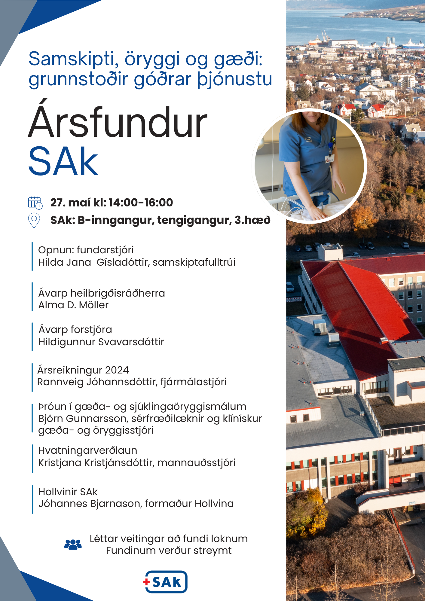 The Annual General Meeting of SAK | Akureyri Hospital