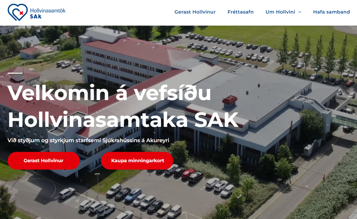 New website launched for Hollvinir beneficiaries of Akureyri hospital ...