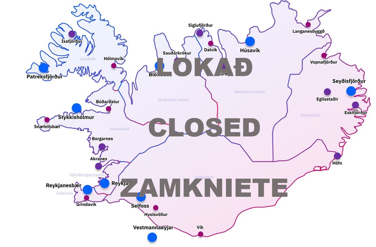 Lokað hjá sýslumönnum 13. desember | Ísland.is