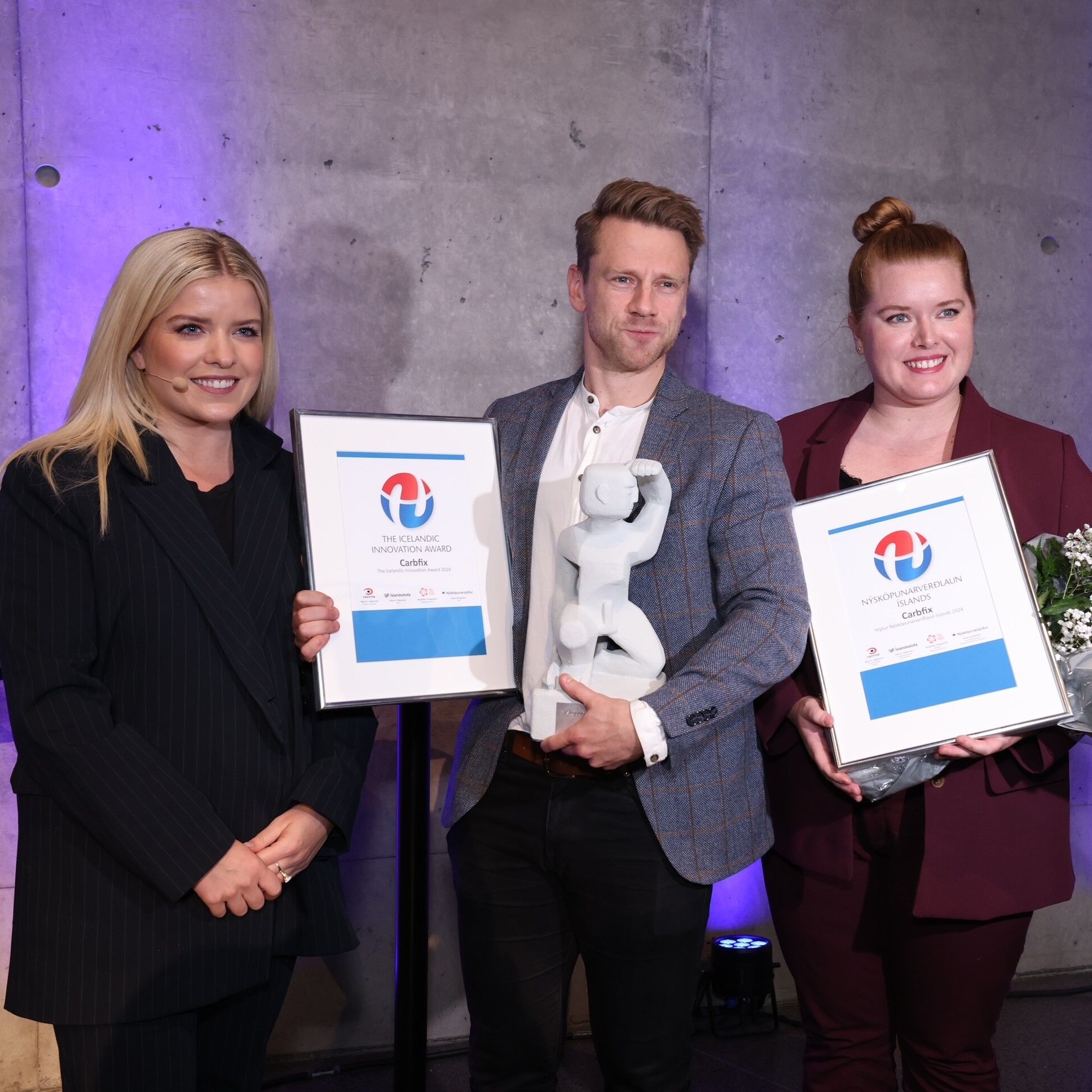 Carbfix receives the Icelandic Innovation Award 2024 | Ísland.is