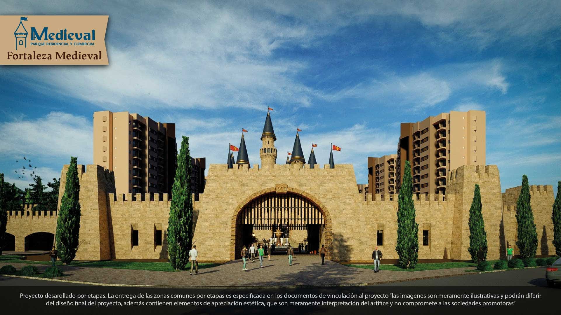 Apartamentos en Medieval parque residencial y comercial