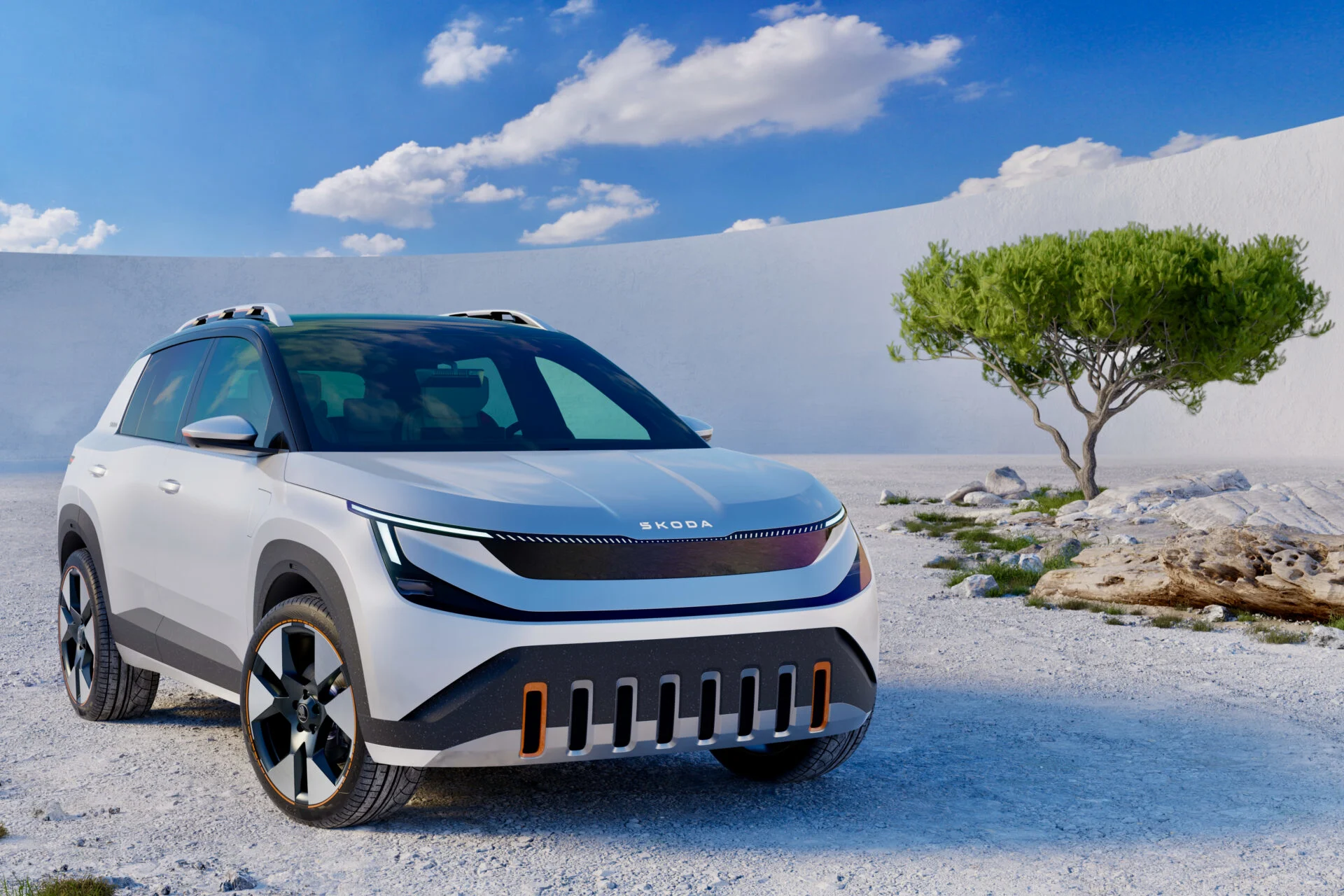 Første kig på Skoda Epiq - den mindste elbil fra tjekkerne - Bilbasen Blog