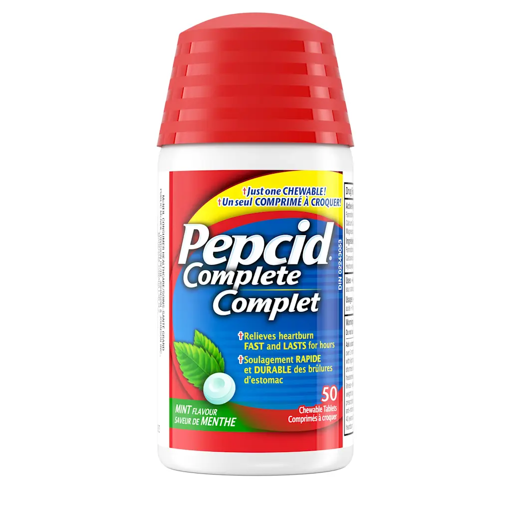 PEPCID COMPLETE® Chewable Tablets for Heartburn Relief