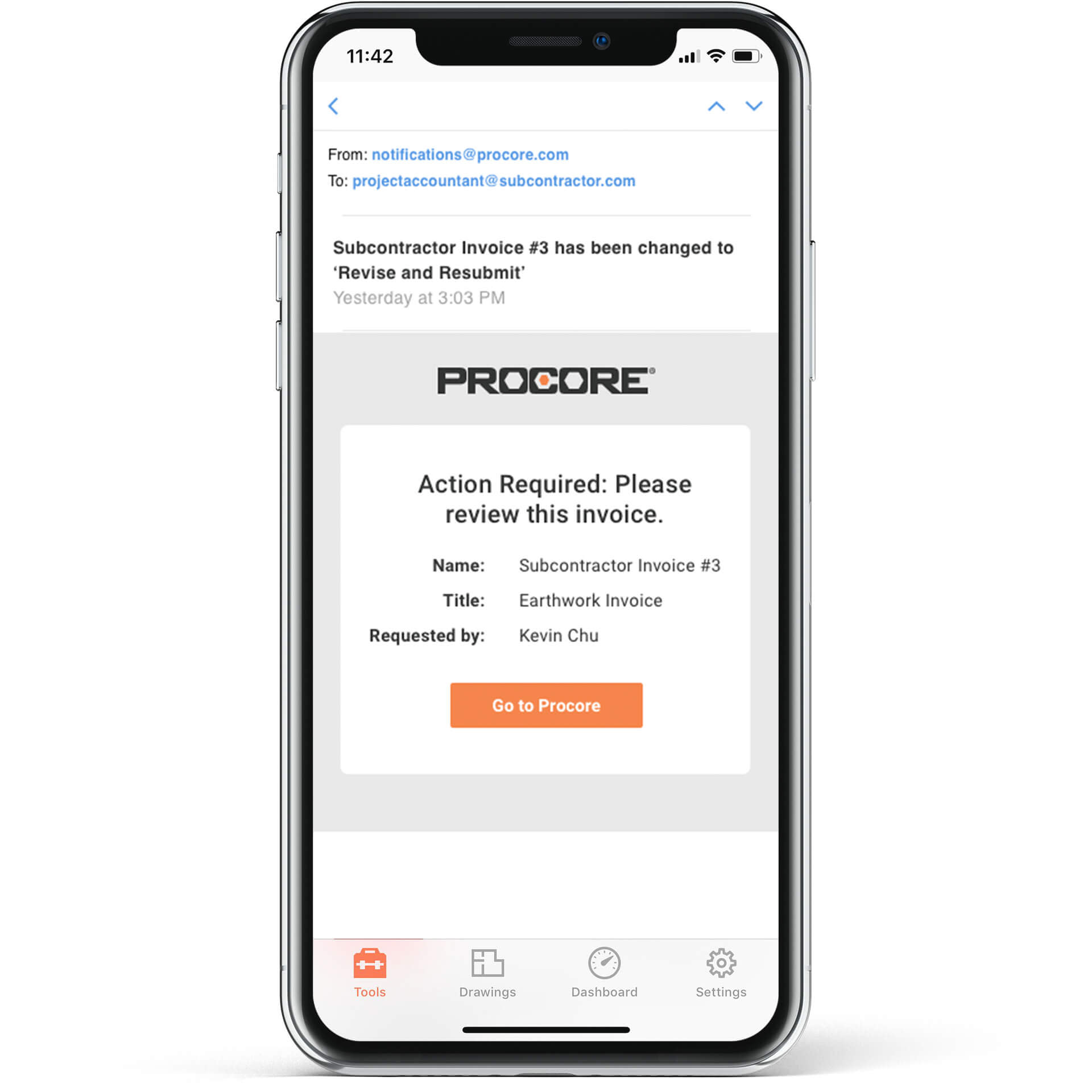 Construction Invoice Management Software | Procore UK
