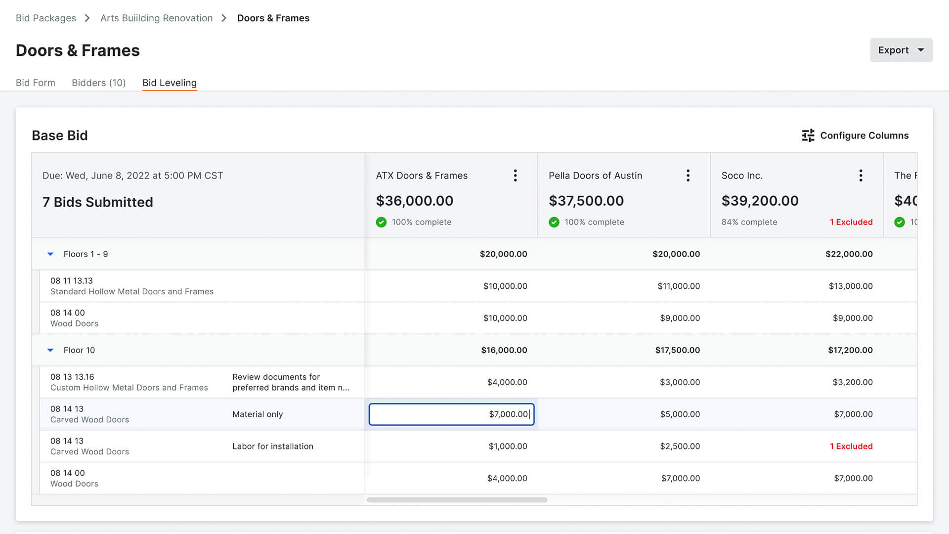 Preconstruction Software | Procore