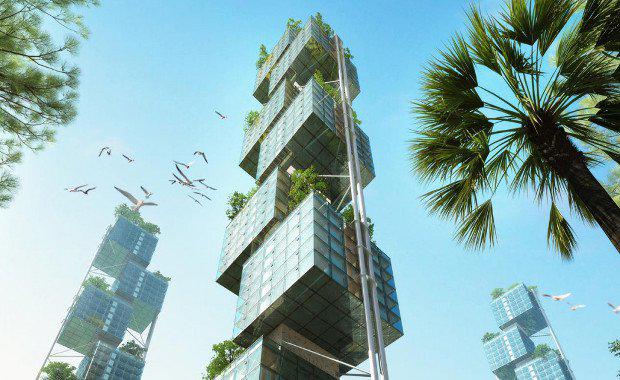 Trust the germans to take a prefab wooden skyscraper 200m high | The ...