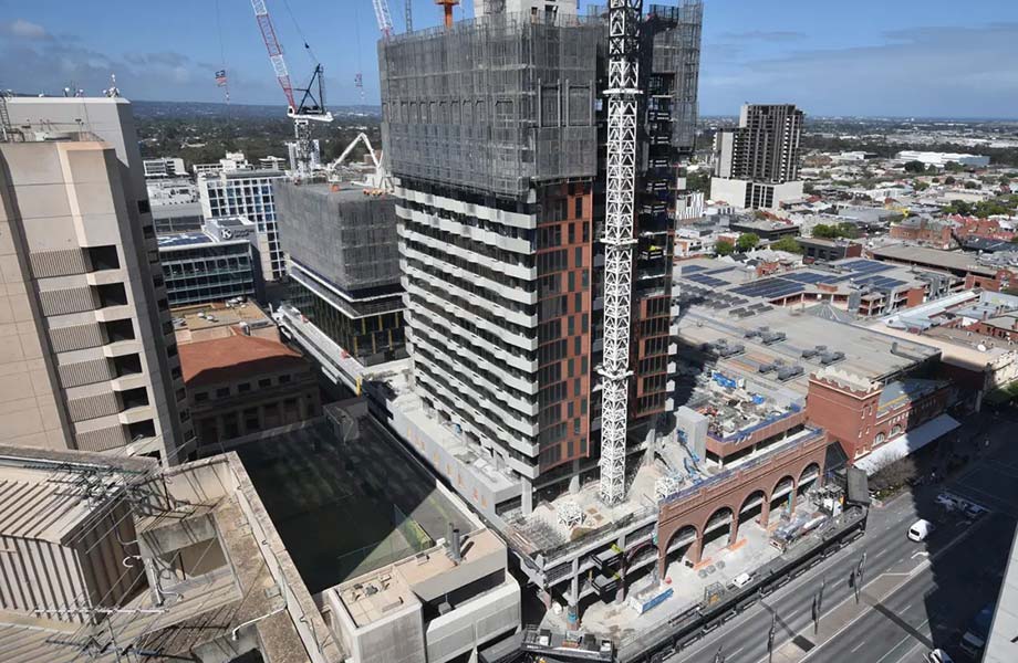 Market Square Tower Tops Out in Adelaide Central Revamp | The Urban ...