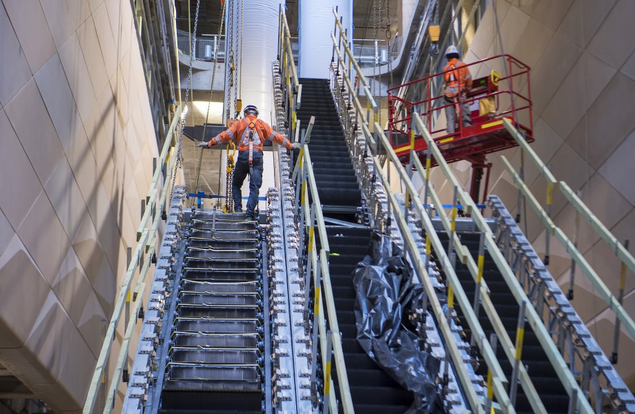 Record-Breaking Escalator Part of Station’s $995m Transformation | The ...