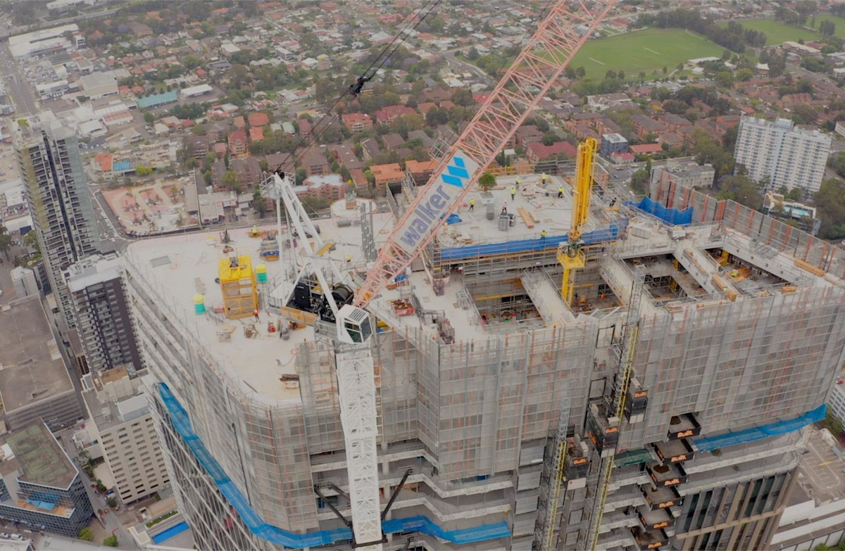 Sydney’s Biggest Commercial Tower Tops Out