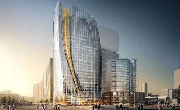 Collins Square Building Takes A Weekend To Go From Approval To ...