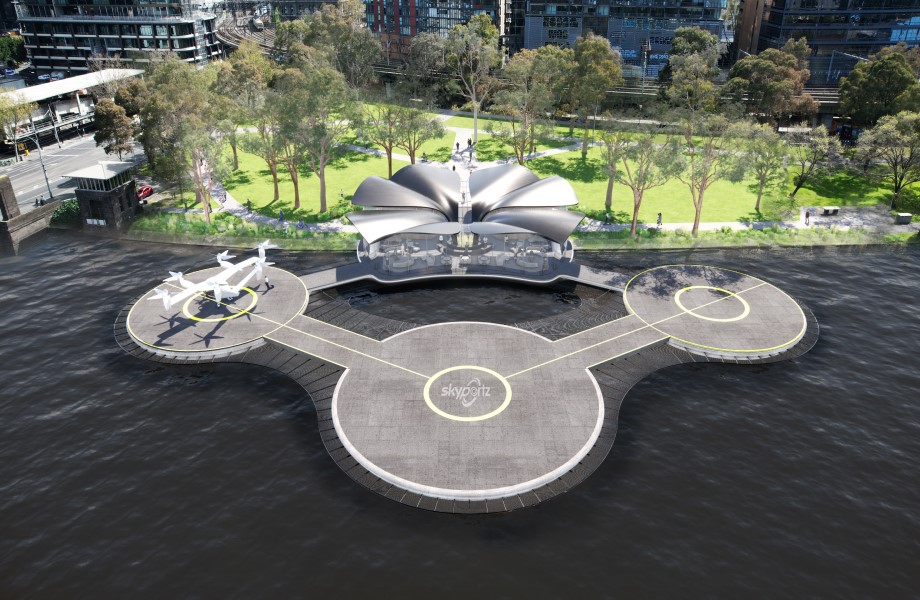 Floating Facility Revealed for Melbourne’s Second Vertiport | The Urban ...