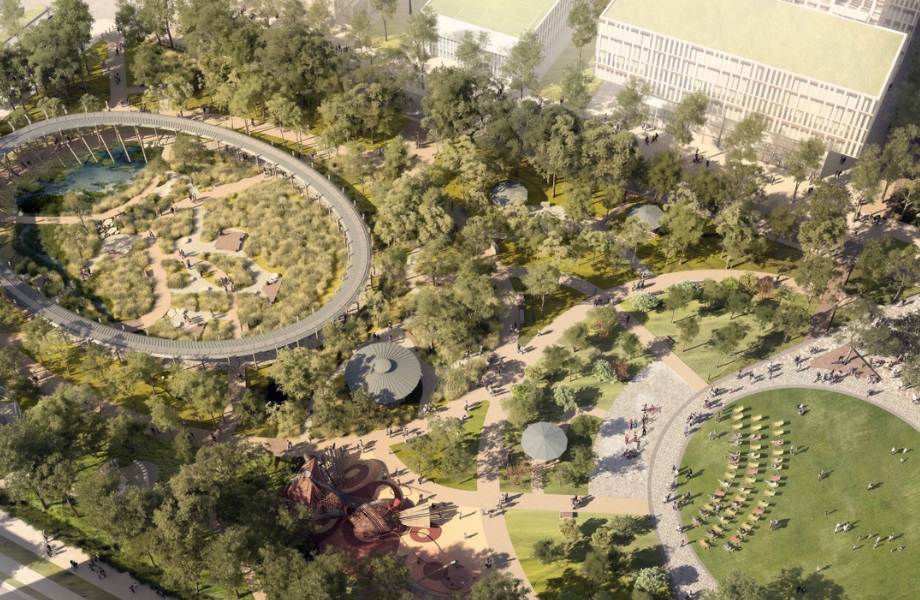 Covers Come Off Aerotropolis Central Park Plan | The Urban Developer
