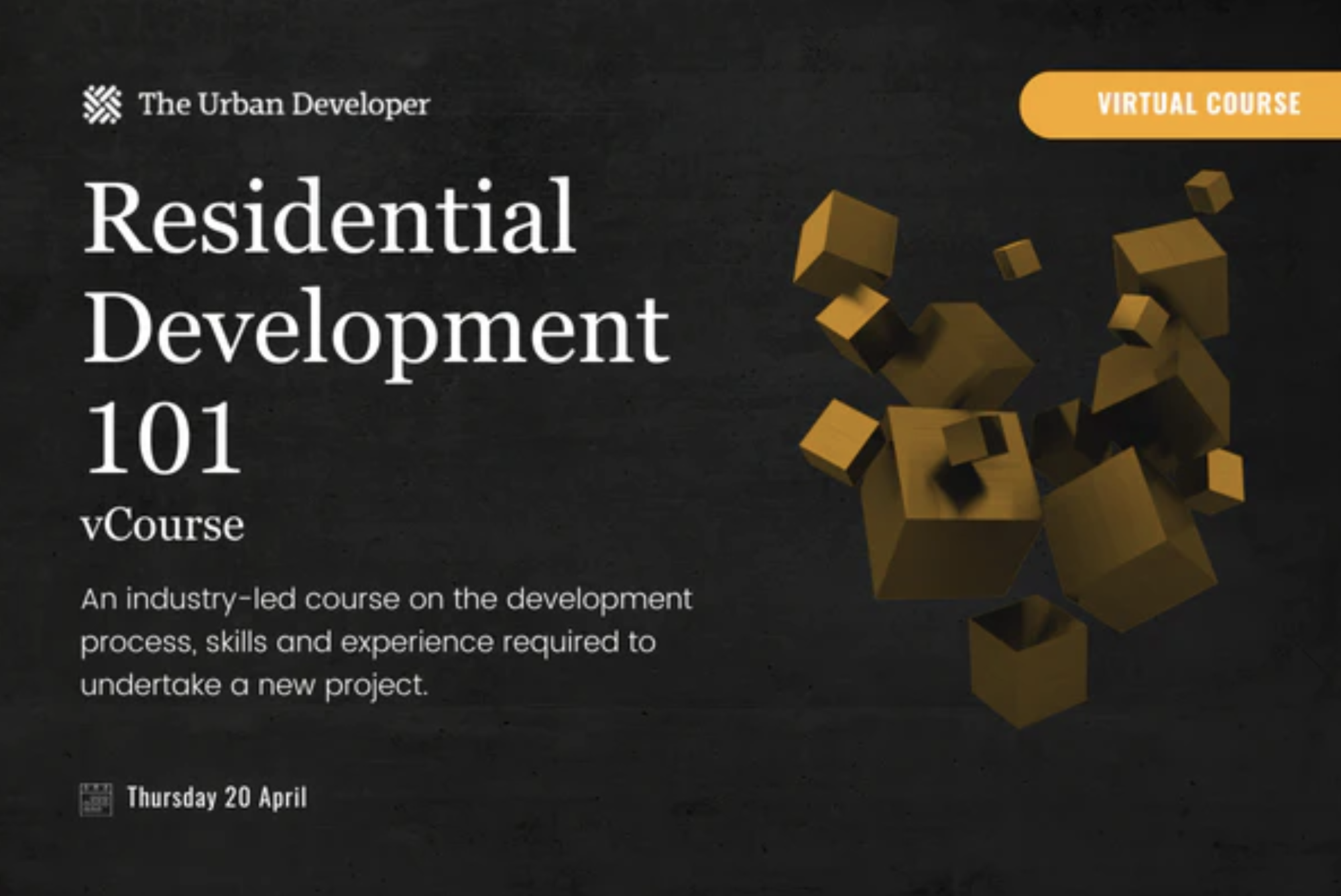 On-demand: Residential Development 101 | The Urban Developer