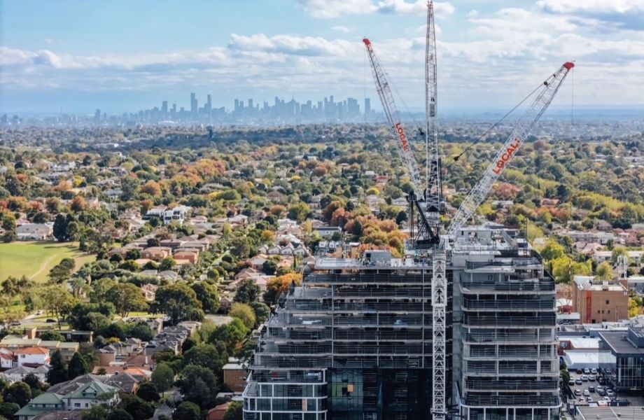 Box Hill’s SKY SQR, Twin BtR Towers Top Out | The Urban Developer