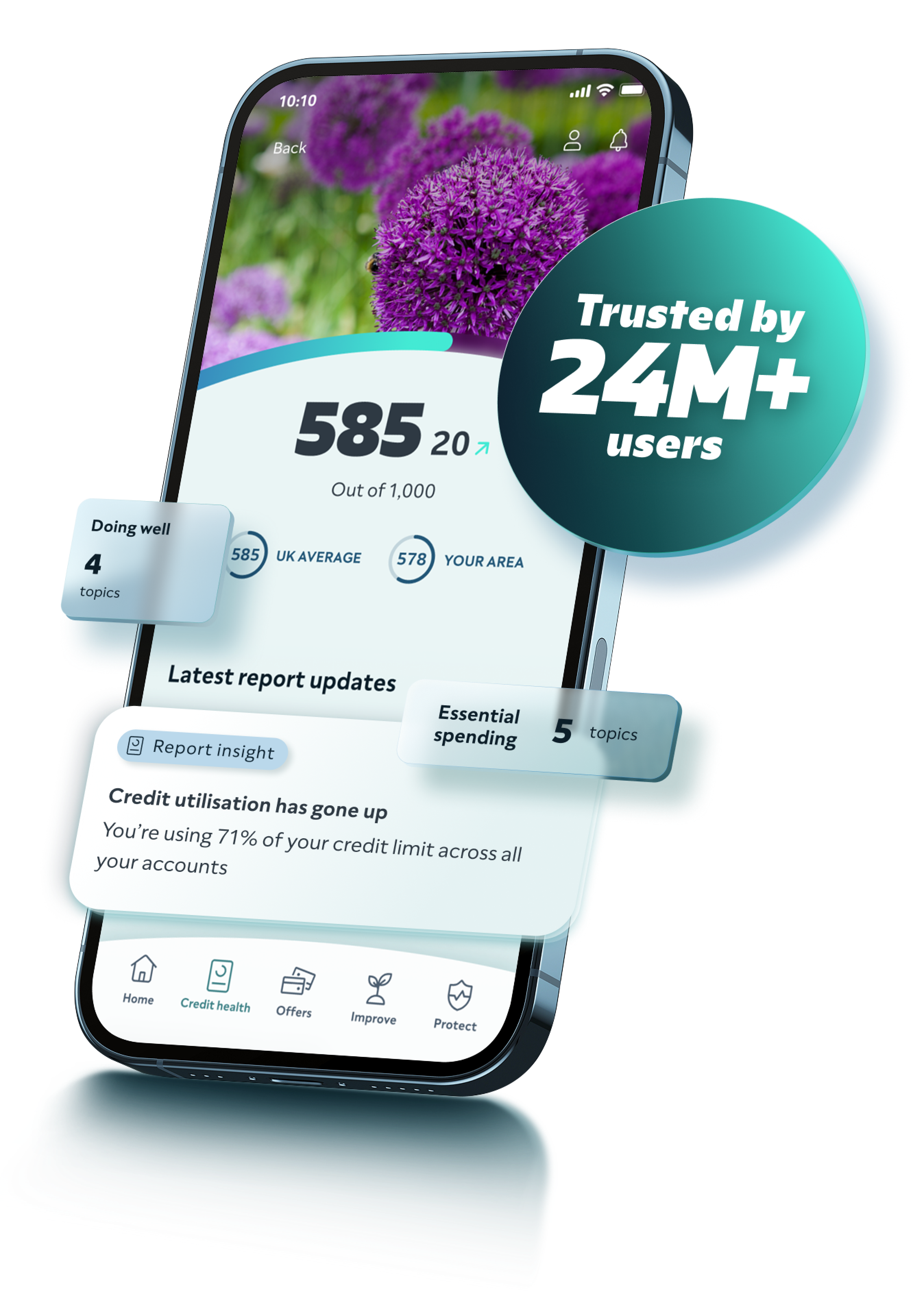 Credit score with ClearScore | check your credit score for free