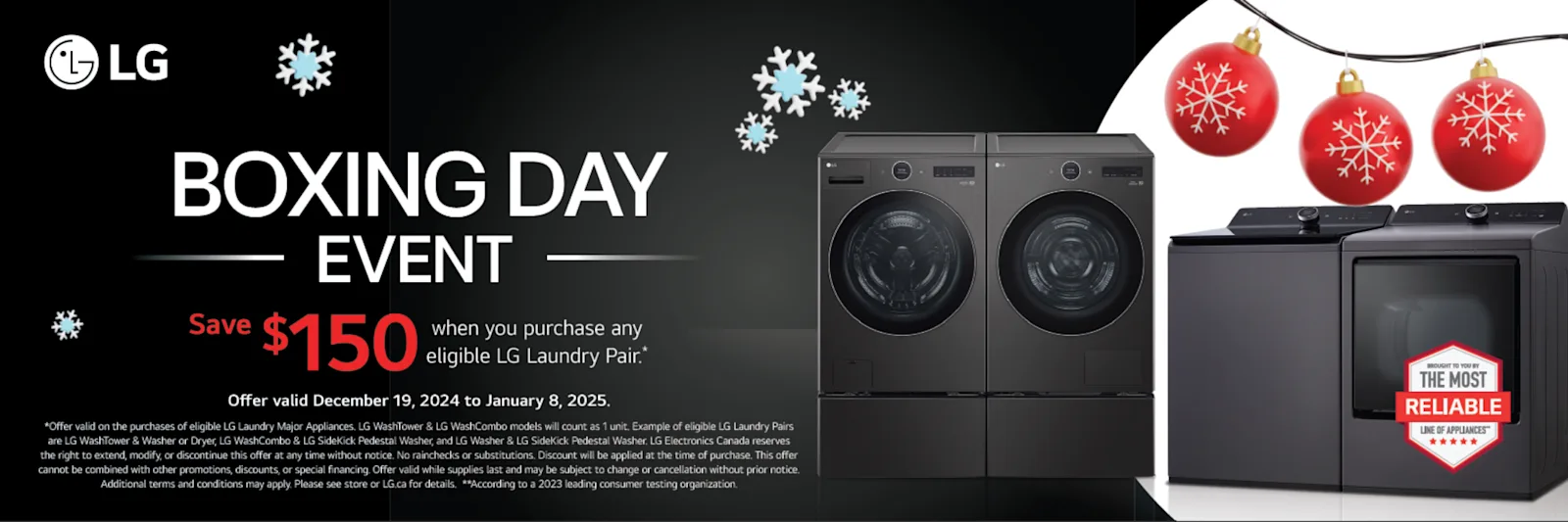 LG 24" 2.6 cu. ft. Compact Smart Front Load Washer (WM1455HWA) - White ...