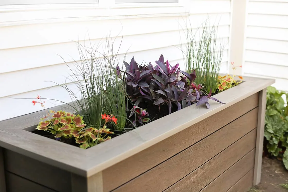 Composite Deck Flower Containers