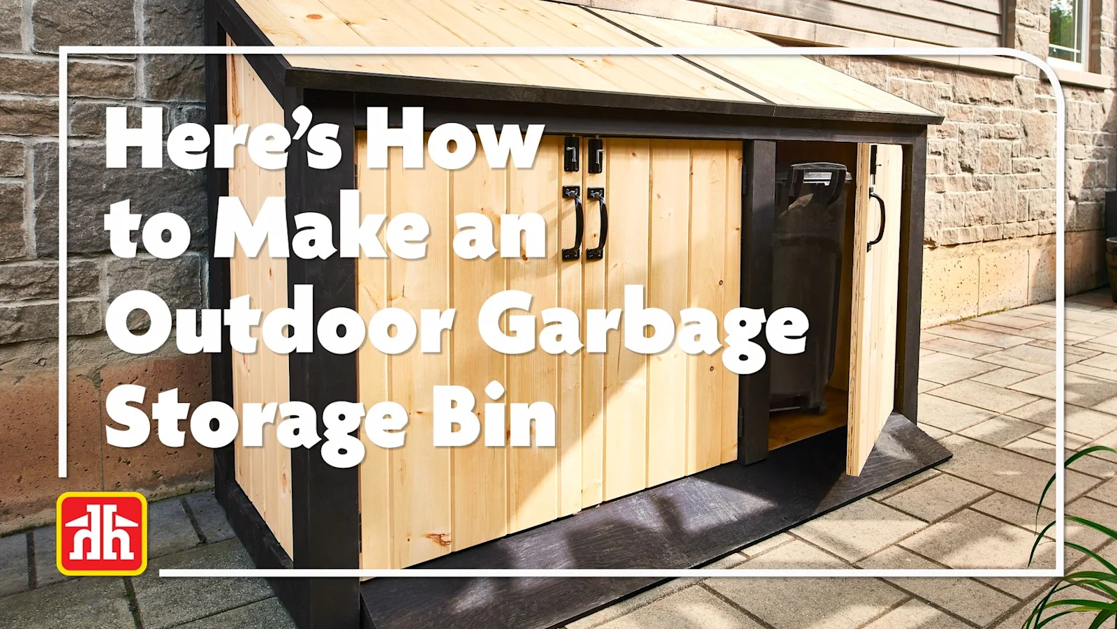 Garbage Can Storage Plans