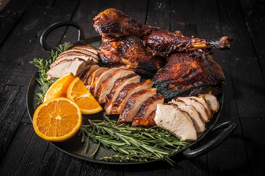 Spatchcocked Maple Brined Turkey