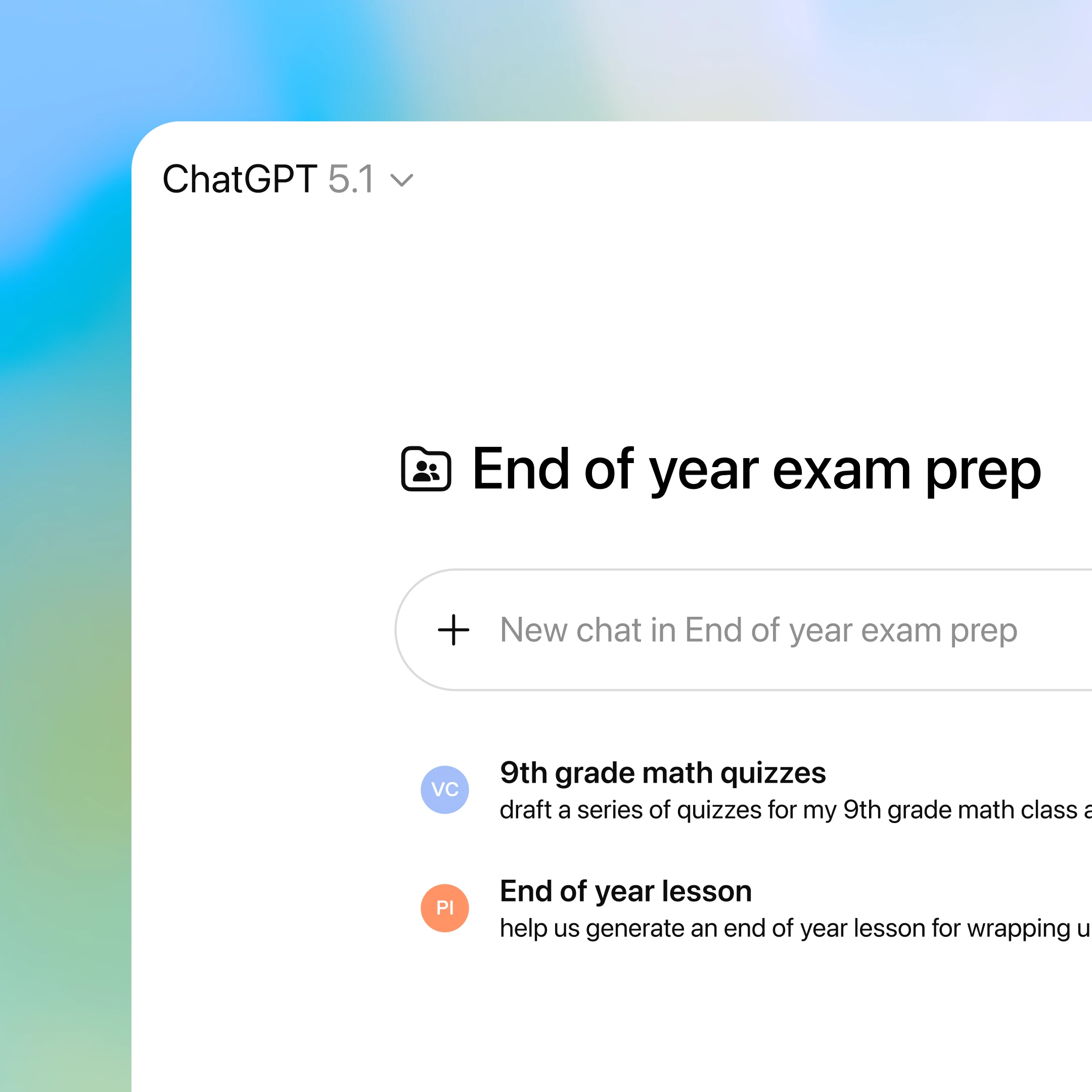 ChatGPT for K–12 teachers